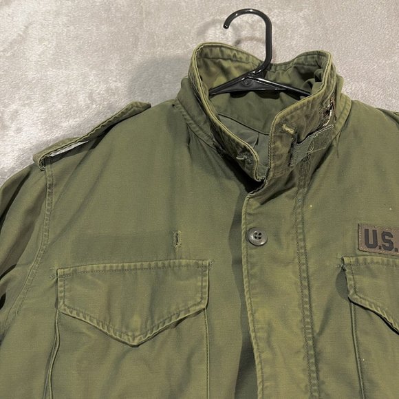 unknow | Jackets & Coats | Vintage M65 Military Field Jacket Mens Small Army Green 6s 70s Era ...
